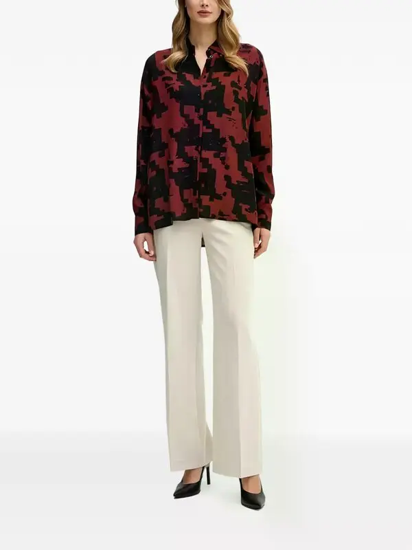 Sisley Geometric Print Shirt