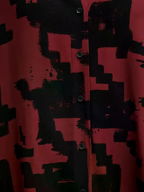 Sisley Geometric Print Shirt