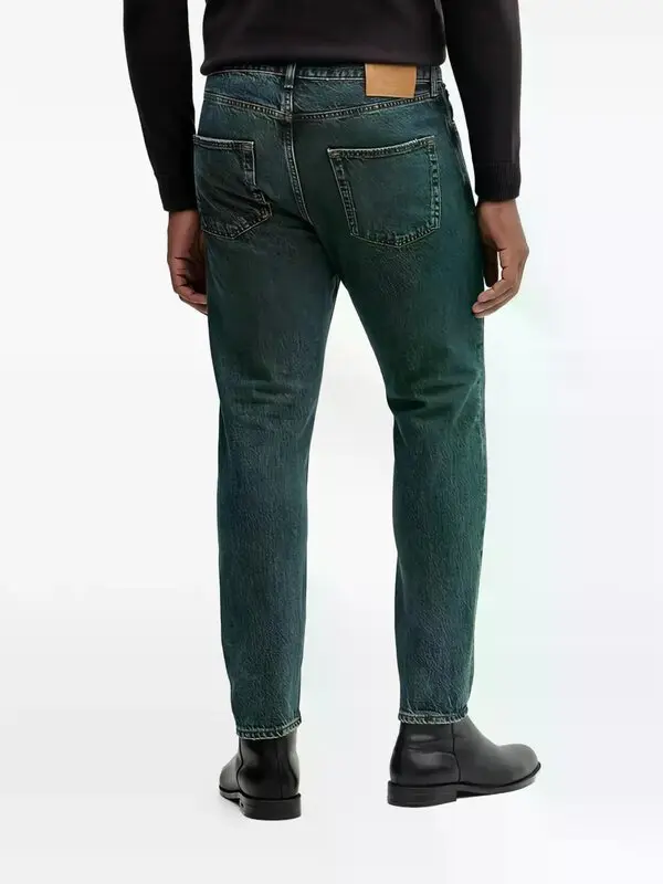 Sisley Slim-fit Denim Jeans With Patch Detail