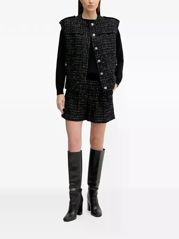 Sisley Round Neck Sweater - Black