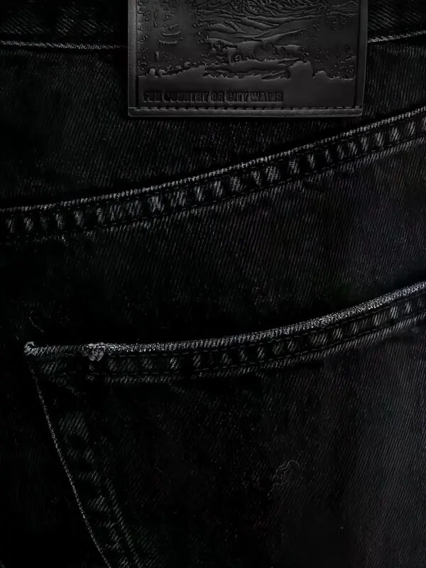 Sisley Frayed-hem Jeans