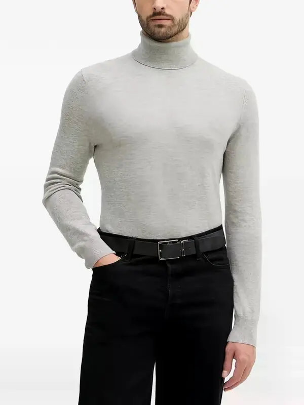 Sisley Roll-neck Sweater - Grey