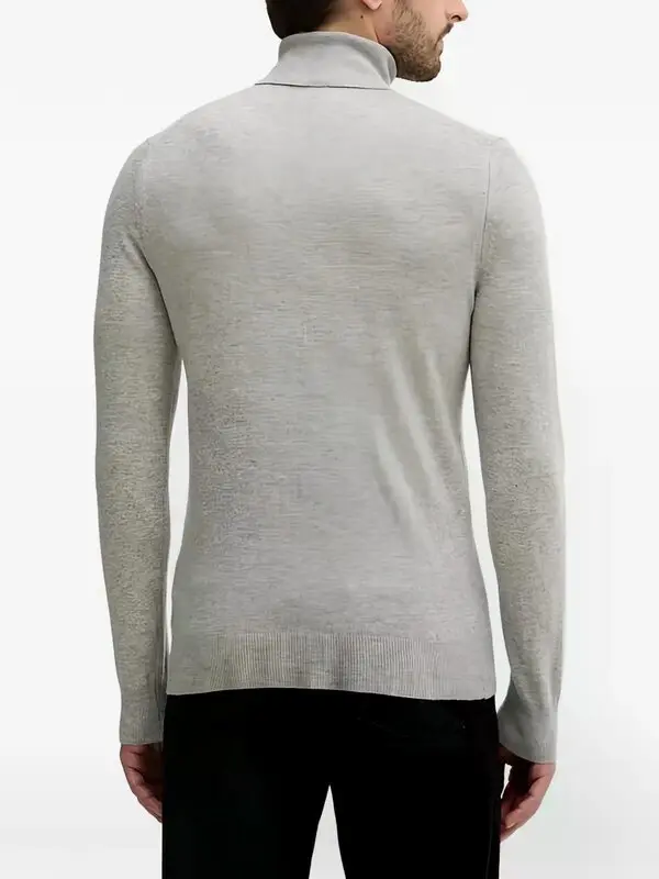 Sisley Roll-neck Sweater - Grey