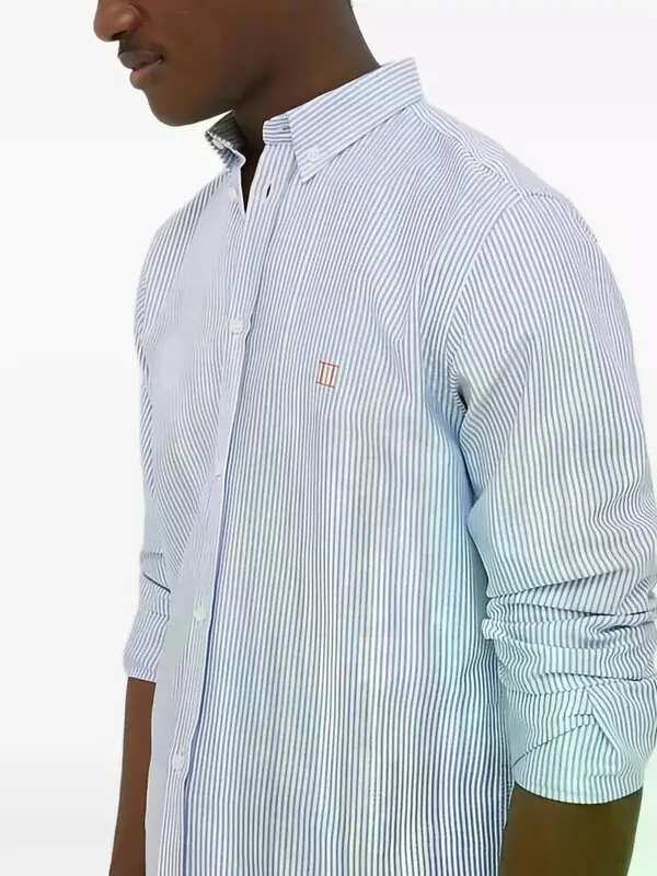 LES DEUX Striped Shirt - Blue