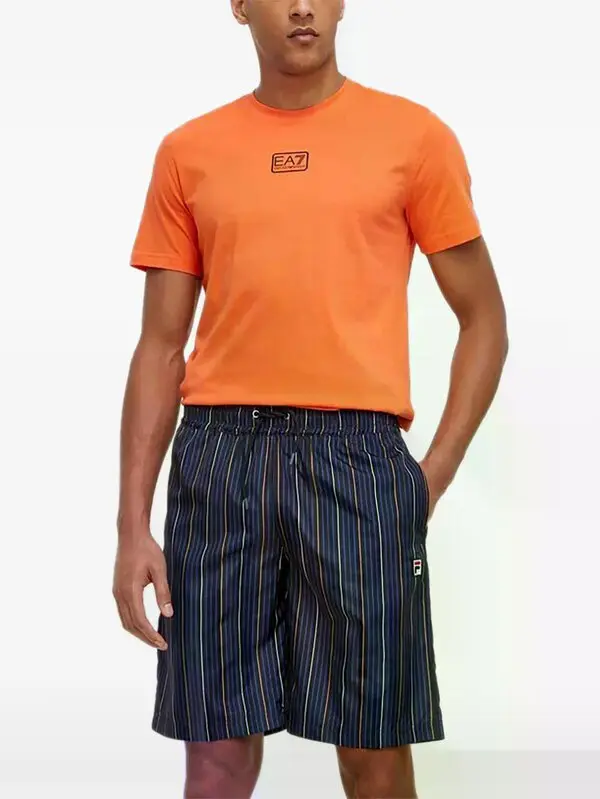 FILA Striped Logo Shorts - Blue