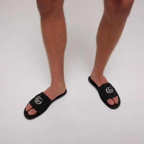Gucci Riviera Slide Sandal - Black