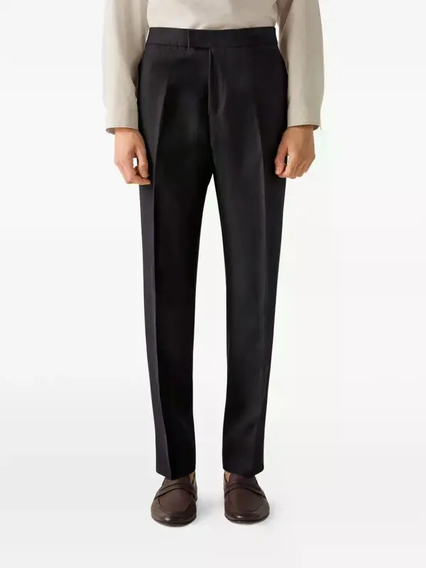 Zegna Tailored Linen Trousers