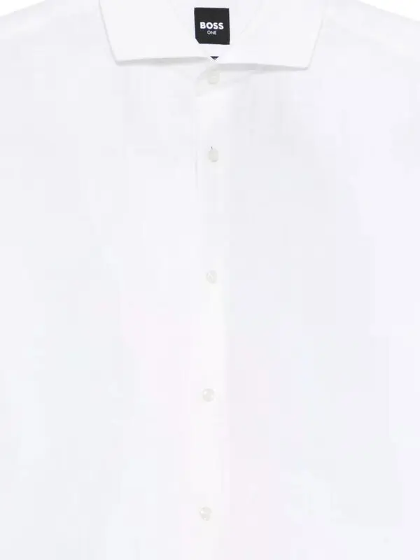 BOSS H-hank Buttoned Shirt - White