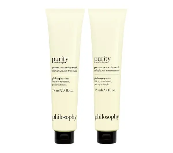 PHILOSOPHY Purity Pore Extractor Clay Mask Duo 2.5oz - One-color