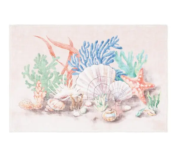 SAFAVIEH Coral Shore 2'-3' X 5' Kitchen Mat - One-color