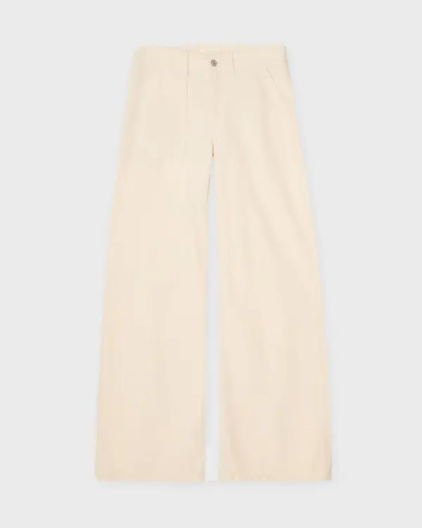 JEANERICA Guell Chevron Trousers - Ecru