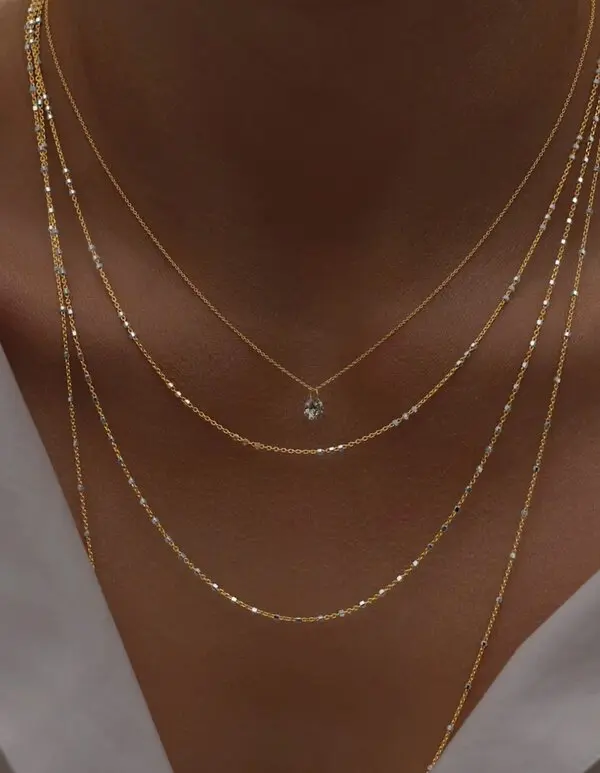 CBYC Floating Diamond Necklace