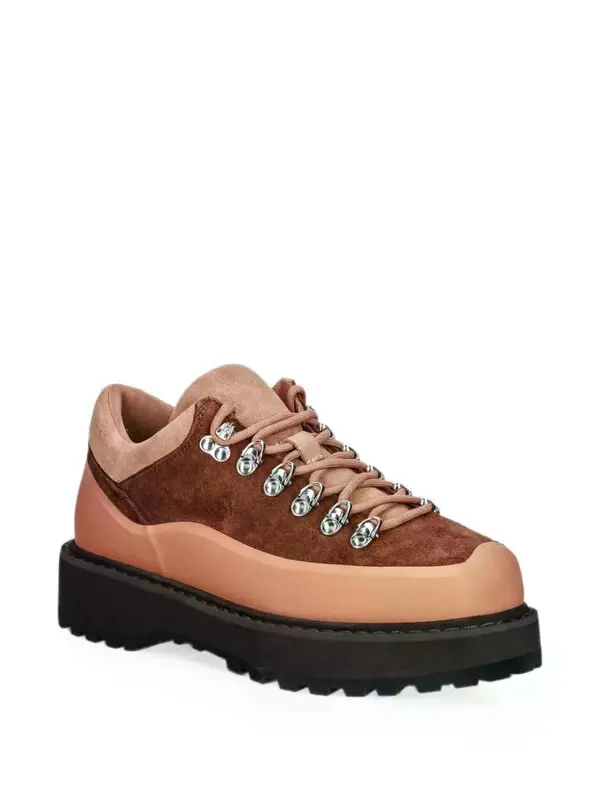 Diemme Suede Lace-up Lug Sole Sneakers