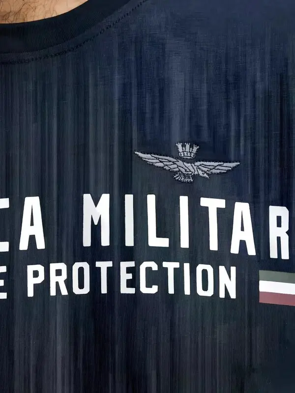AERONAUTICA MILITARE Crewneck Graphic T-shirt