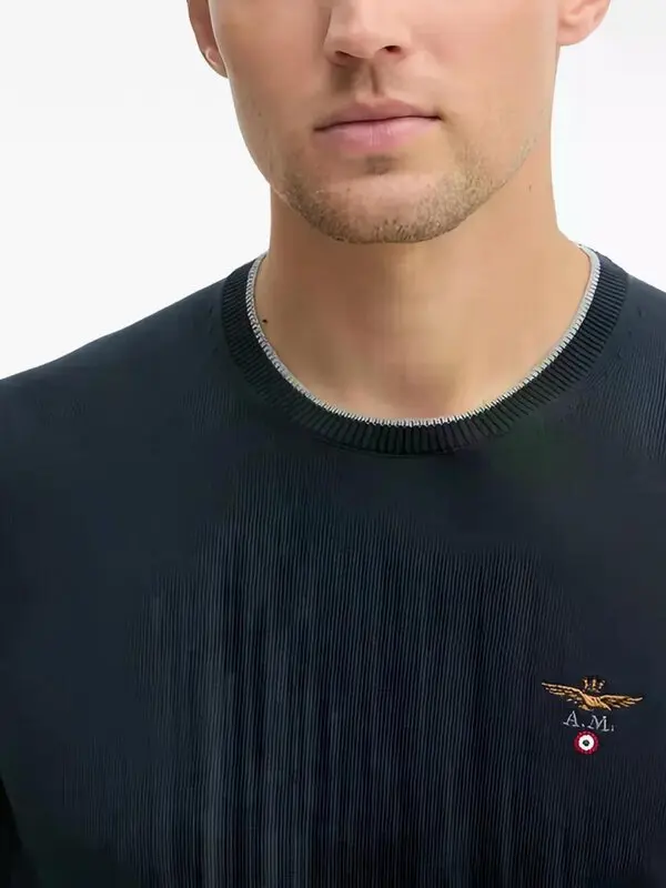 AERONAUTICA MILITARE Logo-appliqué Sweater