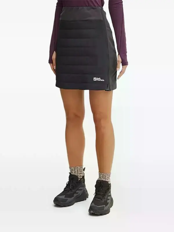 JACK WOLFSKIN Alpspitze Quilted Mini Skirt - Black