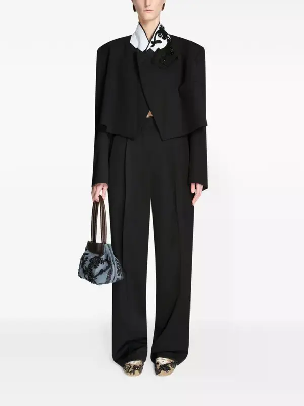 Dries Van Noten Tailored Trousers - Black
