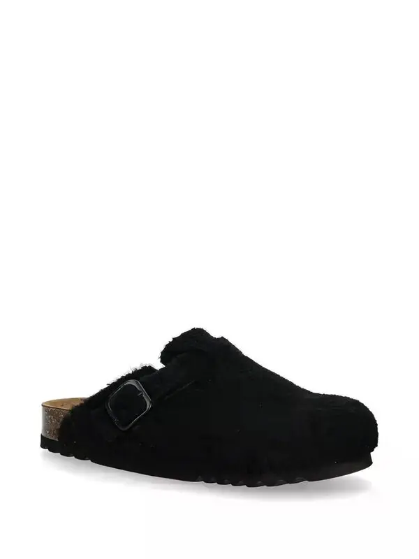 DR. SCHOLL'S SHOES Oliver Buckle-detail Mules - Black