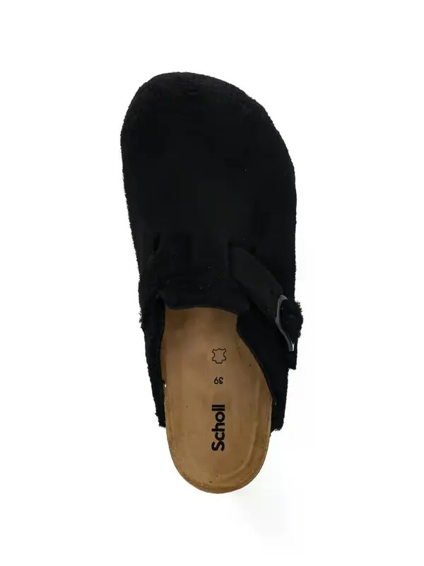 DR. SCHOLL'S SHOES Oliver Buckle-detail Mules - Black