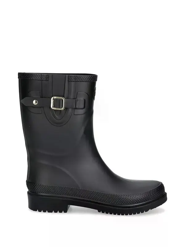 DR. SCHOLL'S SHOES Chambery Low Buckle-strap Rain Boots - Black
