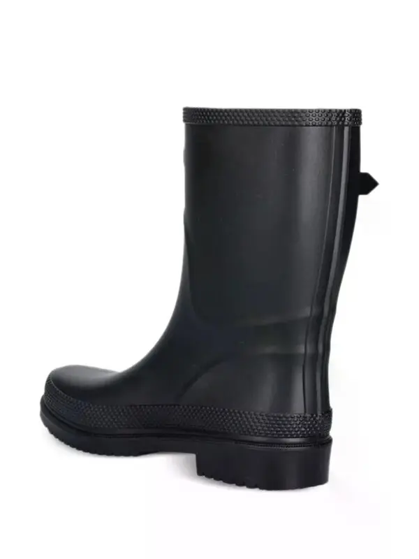 DR. SCHOLL'S SHOES Chambery Low Buckle-strap Rain Boots - Black