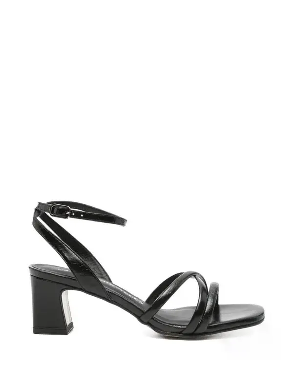 PEDRO MIRALLES Square-toe Sandals - Black