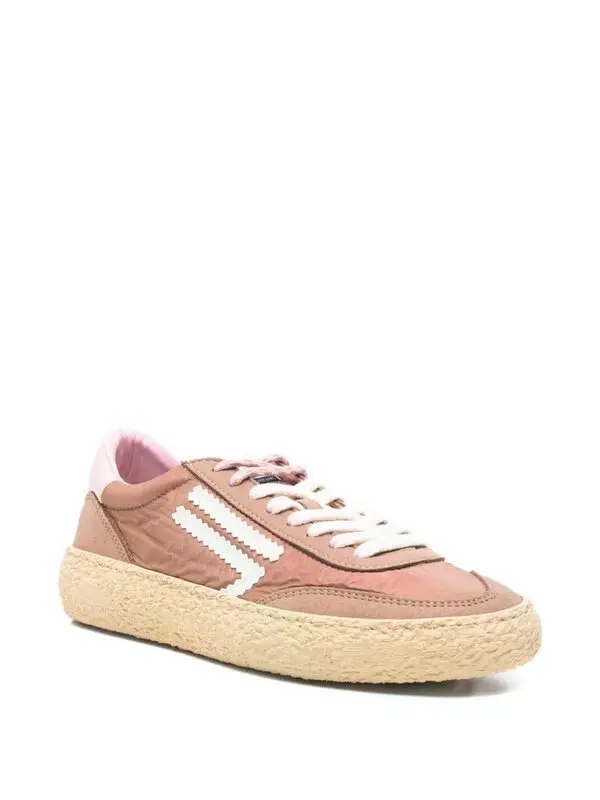 PURAAI Logo-patch Sneakers - Brown