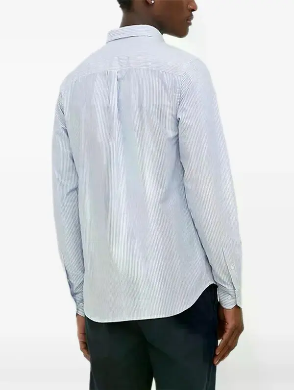 LES DEUX Striped Shirt - Blue