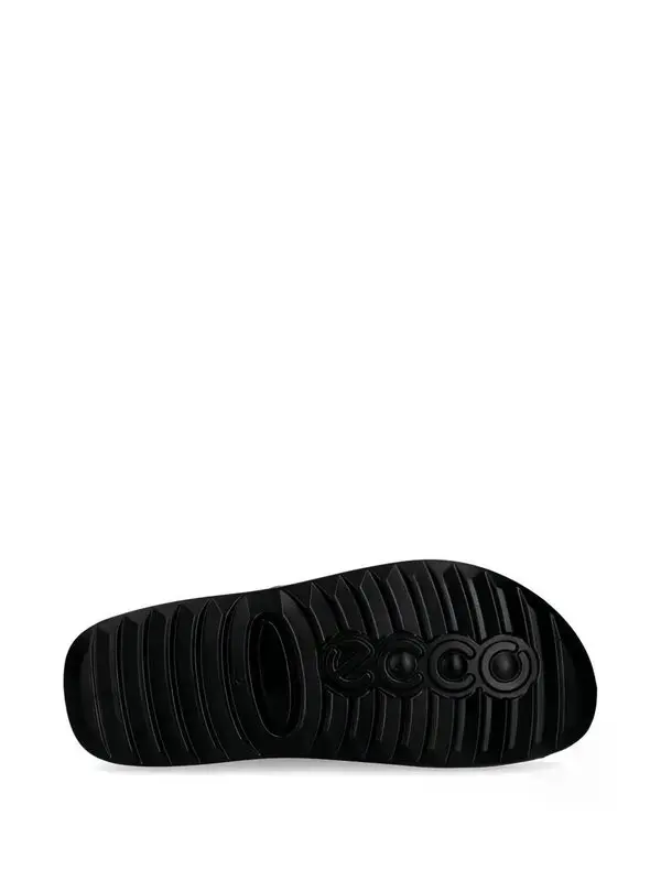 Ecco Buckle-detail Flat Sandals - Black