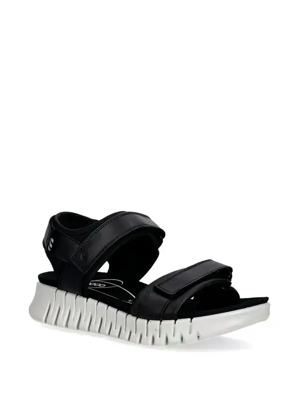 Ecco Strap Sandals - Black