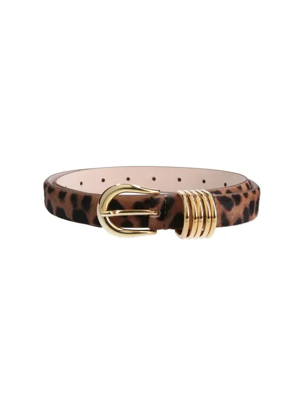 DEHANCHE Animalier "hollyhock" Belt - Brown