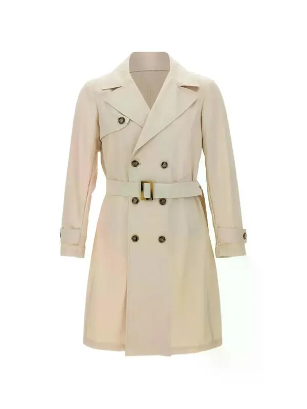 BARBA NAPOLI Oxford Trenchcoat - Neutrals