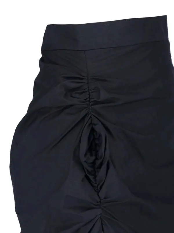 Ermanno Scervino Draped Midi Skirt - Black