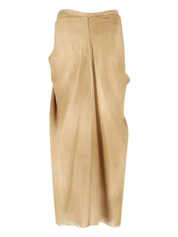 Ermanno Scervino Draped Midi Skirt