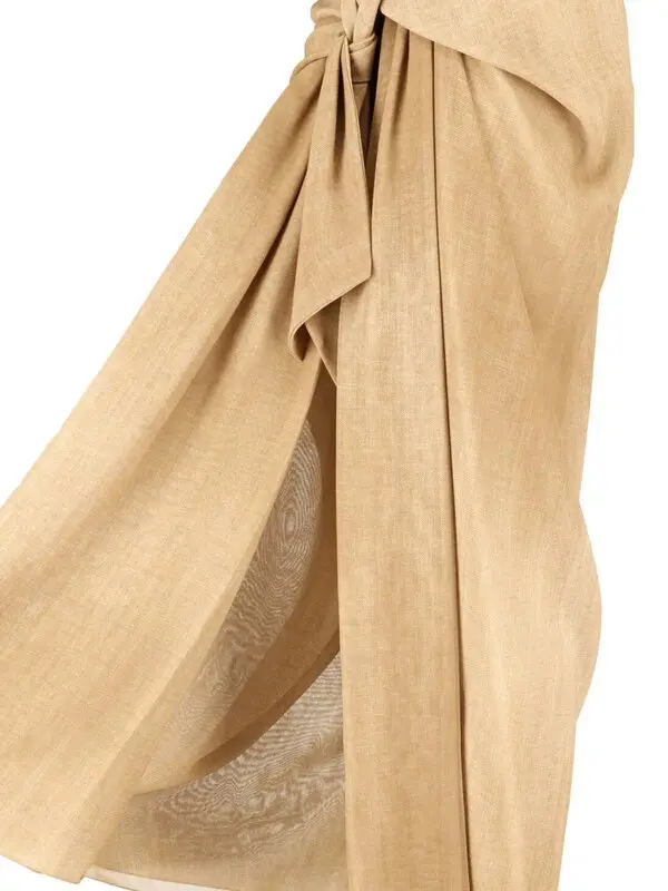 Ermanno Scervino Draped Midi Skirt