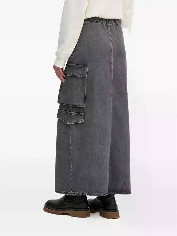 Sisley Cargo-pocket Maxi Skirt