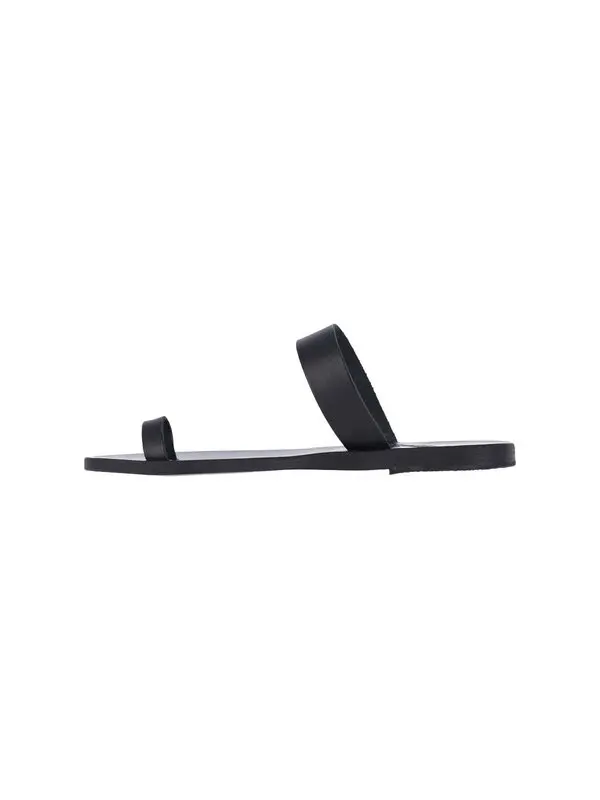 ANCIENT GREEK SANDALS Thalia Sandals - Black
