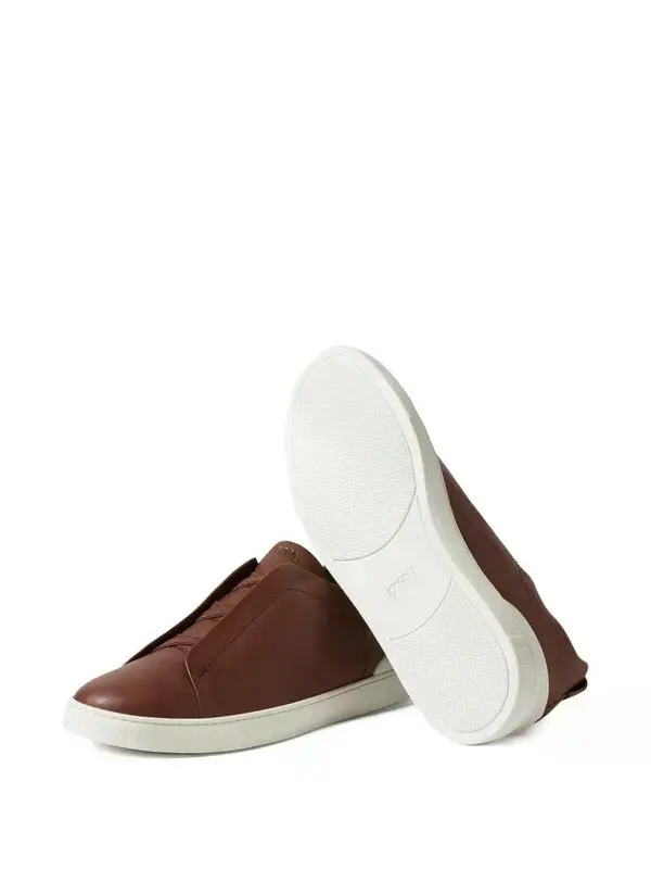 Zegna Triple Stitch™ Sneakers - Brown