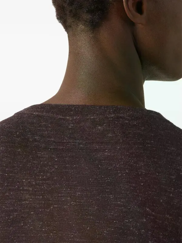 Zegna Crew Neck Cashmere Sweater - Brown