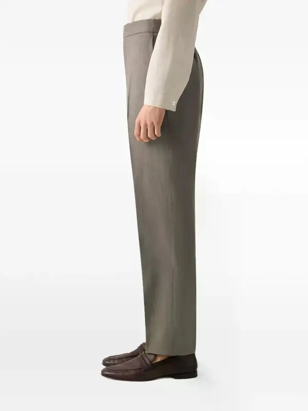 Zegna Oasi Lino Trousers - Grey