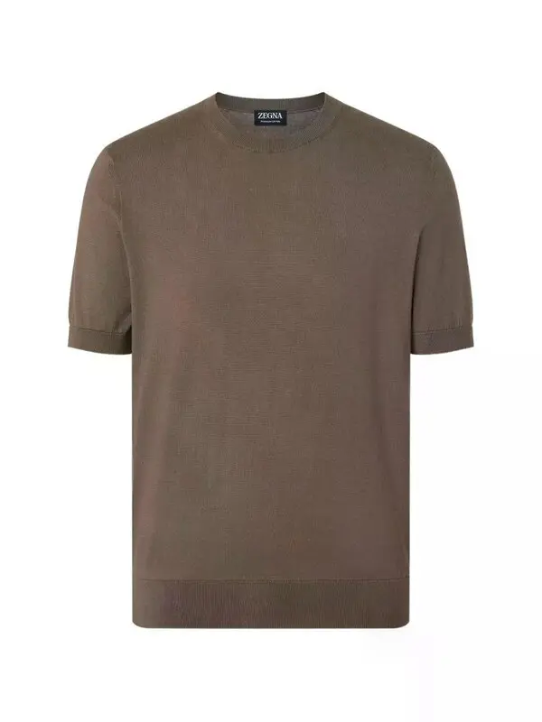 Zegna Cotton T-shirt - Brown