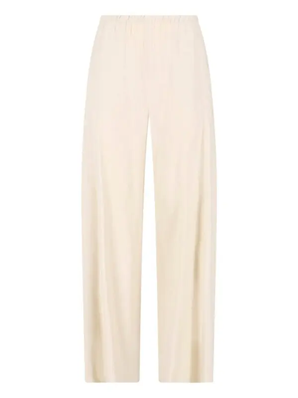 Max Mara Linen And Viscose Pants - Beige