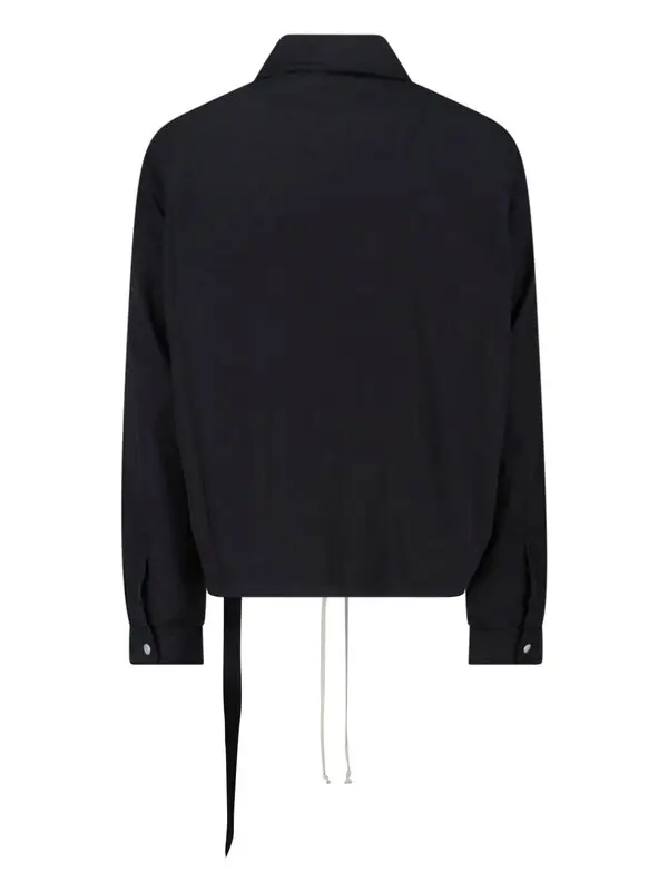 Stone Island Cotton Zip Jacket - Black