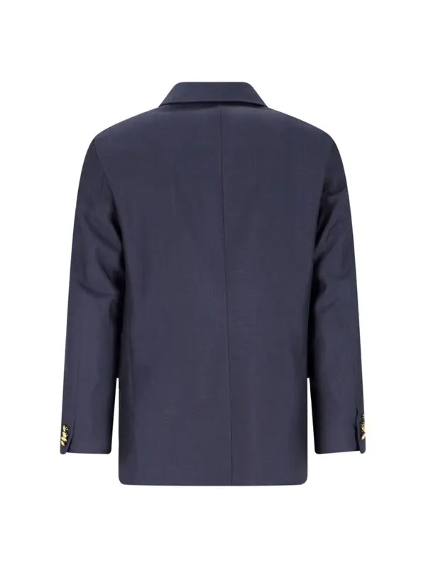 KAPTAIN SUNSHINE Double-breasted Blazer In Wool Blend