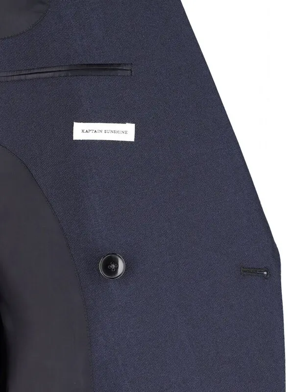 KAPTAIN SUNSHINE Double-breasted Blazer In Wool Blend