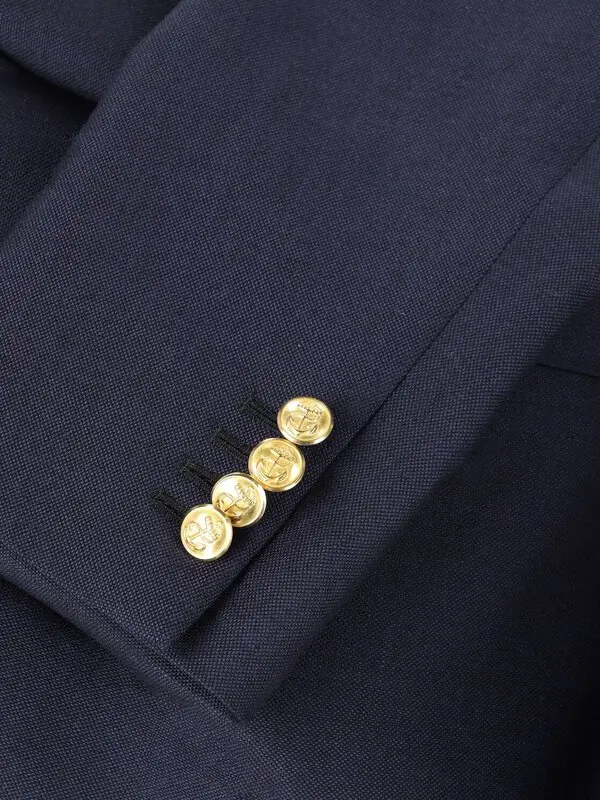 KAPTAIN SUNSHINE Double-breasted Blazer In Wool Blend