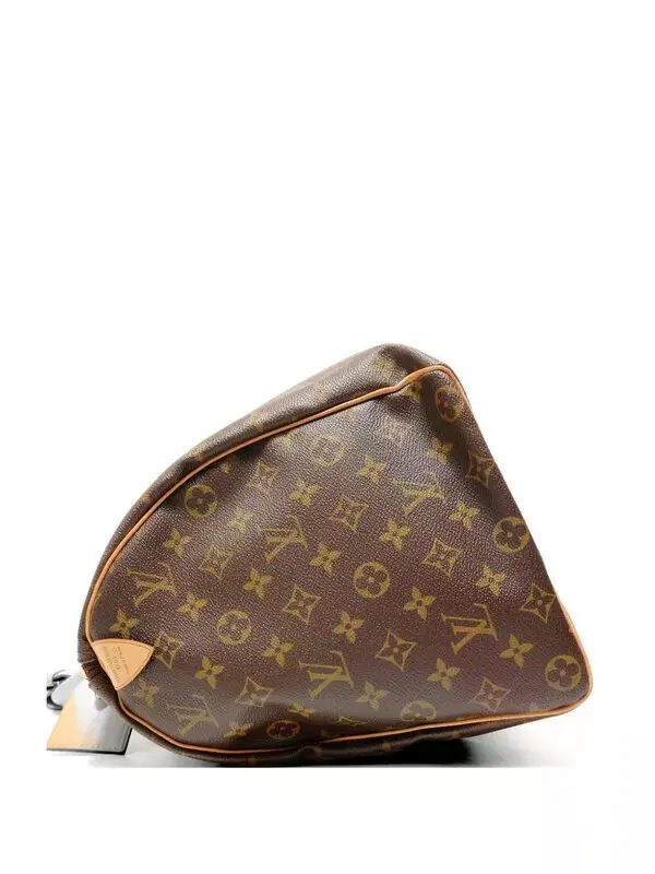 LOUIS VUITTON 2012 Keepall 45 Monogram Striped Holdall - Brown