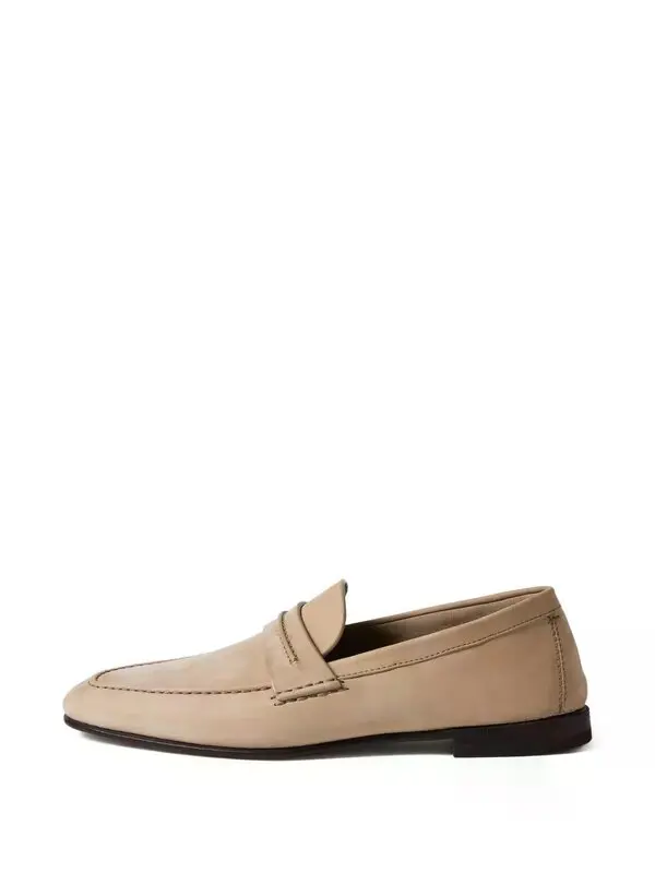Zegna Secondskin Mocassin Loafers - Neutrals