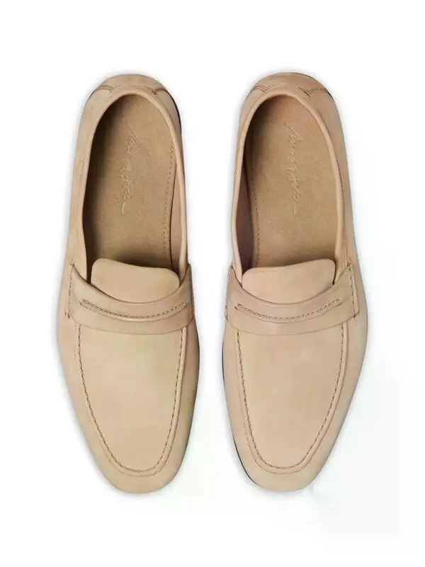 Zegna Secondskin Moccasin Loafers - Neutrals