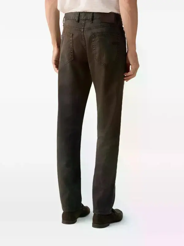 Zegna Roccia Stretch Trousers - Brown